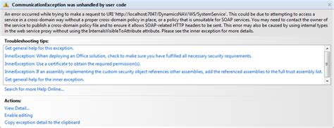 Connecting To Nav Web Services From Silverlight 3 Freddys Blog