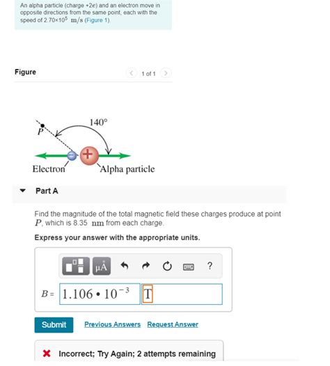 Solved An Alpha Particle Charge 2e And An Electron Move