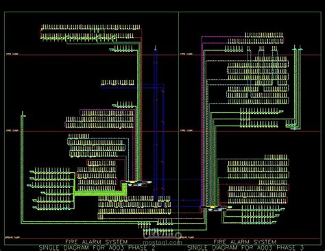 Fire Riser Diagram مستقل