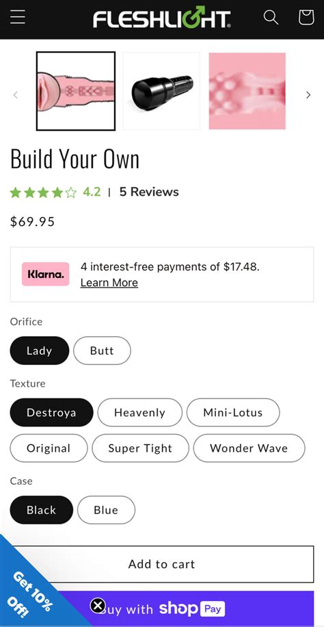 Build Your Own Custom Fleshlight Full Walk Through