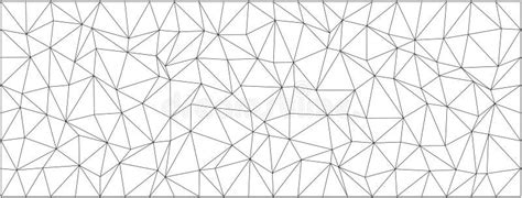 Abstract Geometric Pattern With Intricate Line Network And Triangular Shapes For Modern Design