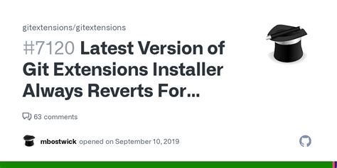 Latest Version Of Git Extensions Installer Always Reverts For Global
