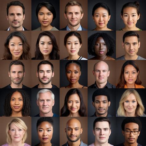 87000 Faces Different Nations Pictures