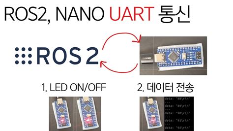 ROS2 Arduino Nano UART 통신 YouTube