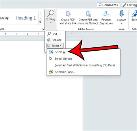 How To Select All In Microsoft Word WindowBrain
