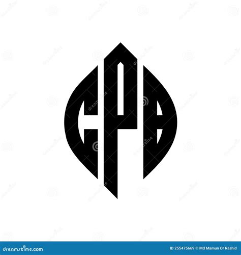 Cpb Circle Letter Logo Design With Circle And Ellipse Shape Cpb Ellipse Letters With