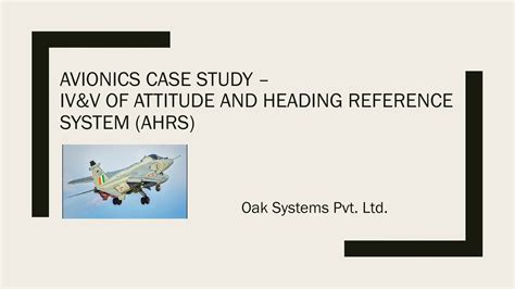 Case Study On IV V Of Attitude And Heading Reference System PDF