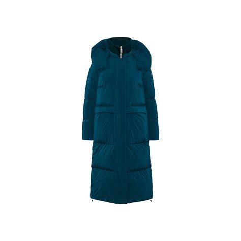 W 두노 풀리 마이크로파이버 롱 퀼티드 파카 블랙 Duno Kream