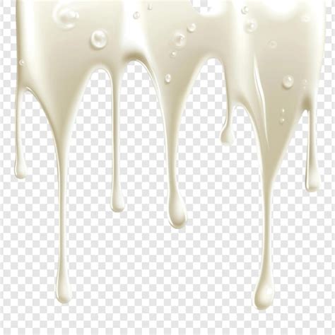 Creamy Liquid Dripping Down Abstract Background AI Generated PSD