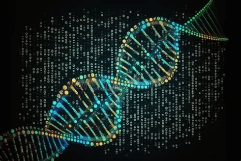 Dna Sequencing Background Generative Ai Stock Image Image Of Technology Intelligence 268687301