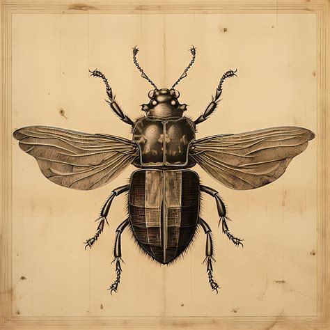 Beetle Insect Drawing