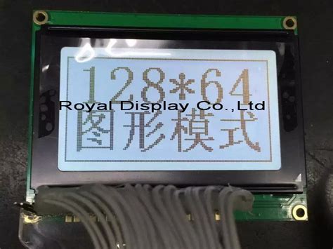 128 64 graphic lcd module with pcb st7920 st7921 fstn monochrome