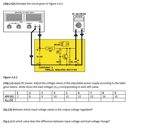 Solved P Q Simulate The Circuit Given In Figure Chegg Com