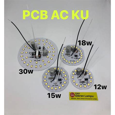 Jual PCB LED AC Putih BM KU AC 220 Volt All Watt 12 Watt Kab Sragen Sobat Electric