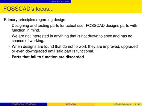what is fosscad open sou