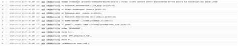 Cloud Functions Client Network Socket Disconnected Before Secure Tls