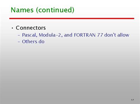 Structure Of Programming Languages Names Bindings Type Checking