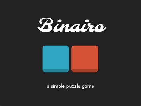 Binairo Game In Javascript Free Source Code Sourcecodester