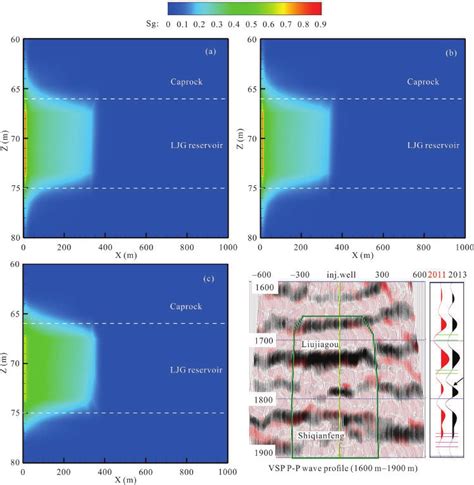 The Comparison Of Simulated Saturation Of Co 2 After Two Years Of