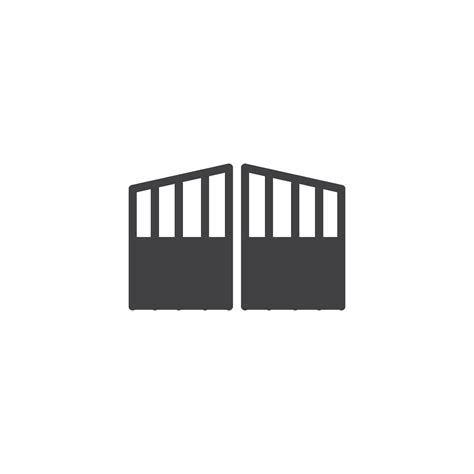 Gate Icon Vector 34550704 Vector Art At Vecteezy