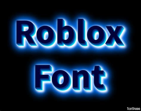 Roblox Font Text Effect And Logo Design Font
