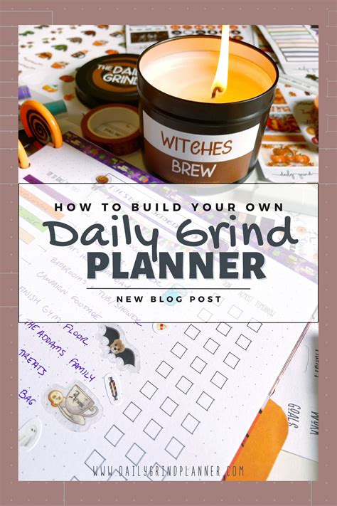 How To Build Your Own Daily Grind Planner The Daily Grind Planner