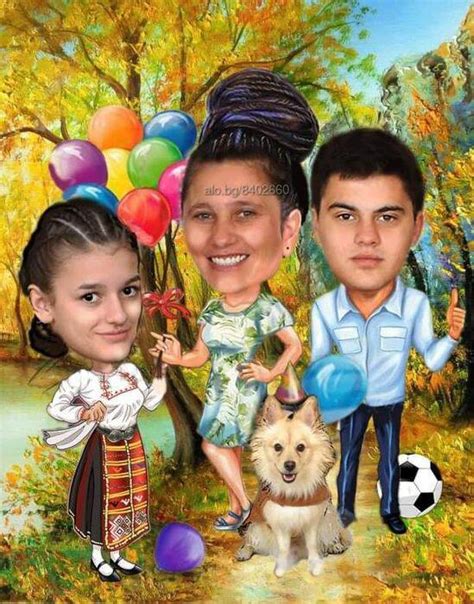 Шаржове портрети и колажи Художествени аранжорни Стара Загора Шаржове портрети и ко