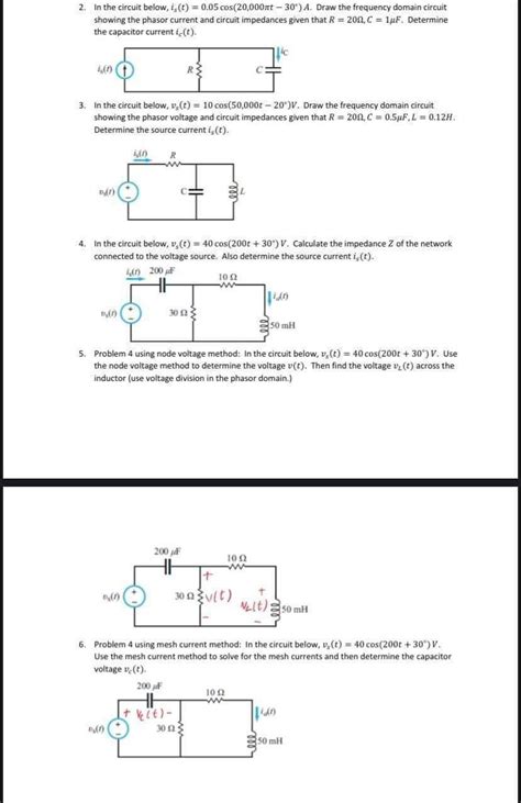 Solved 2 In The Circuit Below Chegg Com