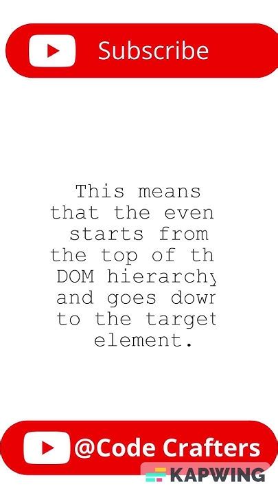 Explain The Concept Of Event Bubbling And Event Capturing Javascript Javascript Interview