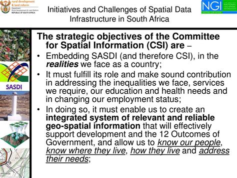Ppt Initiatives And Challenges Of Spatial Data Infrastructure In South Africa Powerpoint