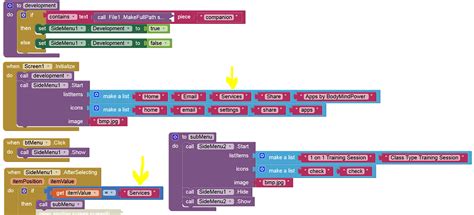 Adding Submenu In Side Bar Mit App Inventor Help Mit App Inventor Community