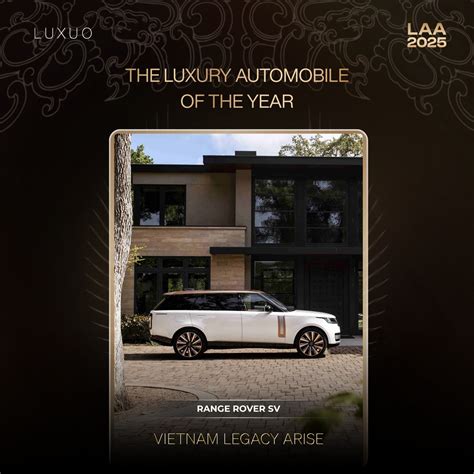 Luxurious Lifestyle Luxurious Automobile Of The Year Land Rover Sv