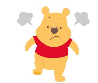 Winnie The Pooh Mad  Winniethepooh Mad Angry Discover And Share S