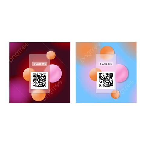 Scan Me Clipart Transparent Background Qr Code Scan Me On Glass Morphism Qr Code Scan Me