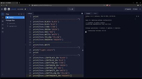 How To Use Colorama In Python Youtube