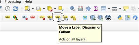 Qgis How To Enable Move A Label Diagram Or Callout Option Using Qgspython Geographic