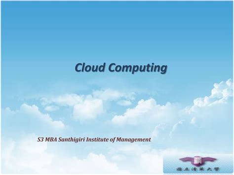 An Introduction To Cloud Computing For Mba Pptx