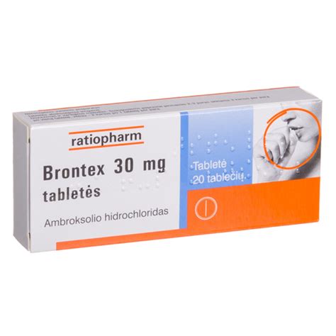 Brontex Ambroxol European Medicines And Health Solutions