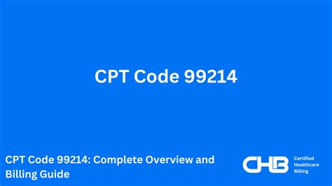 Cpt Code 99214 Complete Overview And Billing Guide Certified