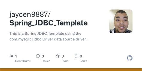 Github Jaycen9887springjdbctemplate This Is A Spring Jdbc