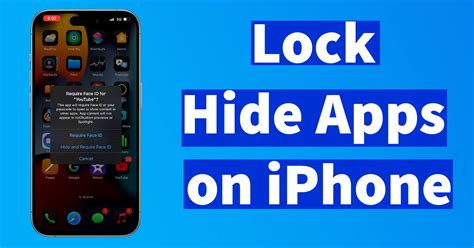 How To Lock Hide Apps On Iphone Ios 18 Reveal That