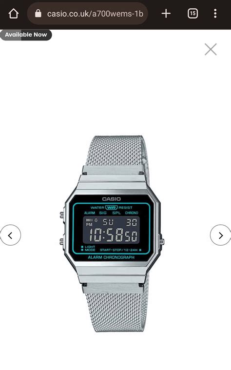 A700WEMS-1BEF available in the UK now : r/casio