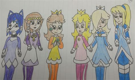 Nintendo Girls Deviantart Zelda Commission Nintendo Behance