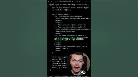 Avoid This Stripe Webhook Bug 💀 Webdeveloper Stripe Webdev Backendwebdevelopment Youtube