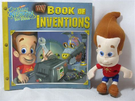 Jimmy Neutron 8 Stuffed Character With Book Jimmy Neutron Book Of
