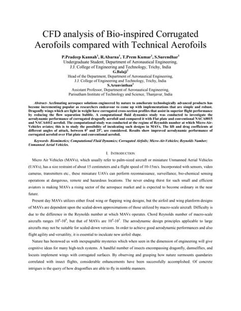 The Naca Airfoil Series Pdf Physics Science