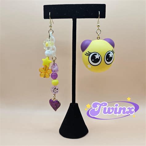 Ub Funkeys Y2k Mismatched Earrings Twinx Etsy