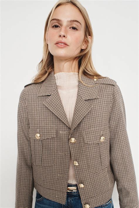 Jaque Utility Cropped Jacket By Reiss Rent The Runway