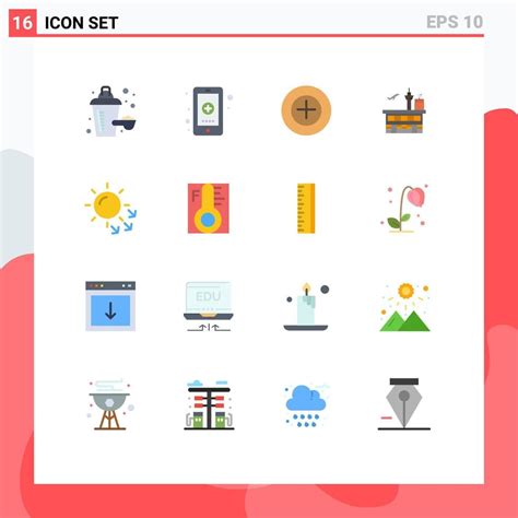 Pack Of 16 Creative Flat Colors Of Dermatology Transport Add Transit Conveyance Editable Pack Of