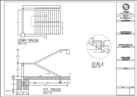 Denah Dan Detail Tangga Rumah Sakit Pdf